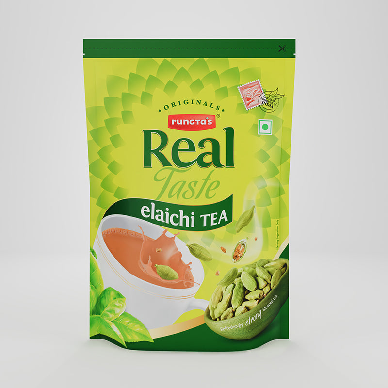 Real Taste Elaichi Tea by Rungta – Cardamom-Infused Black Tea